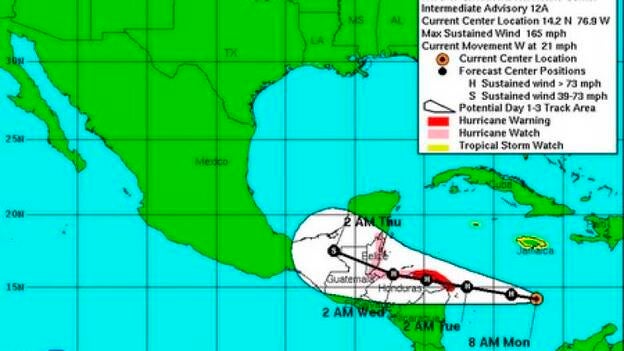 El huracán 'Félix' amenaza a Nicaragua | Canarias7