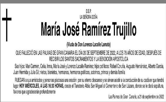 María José Ramírez Trujillo | Canarias7
